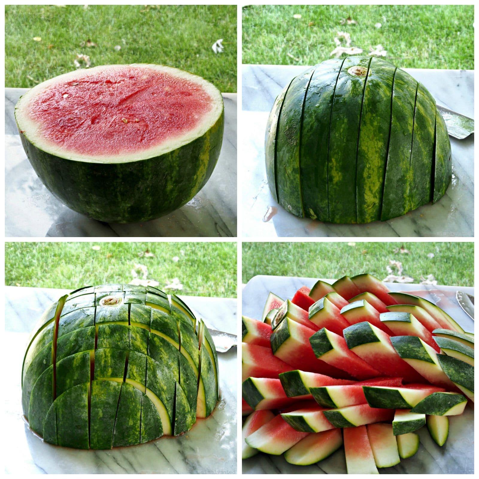 How to Cut Watermelon Sticks How to Cut Watermelon Sticks