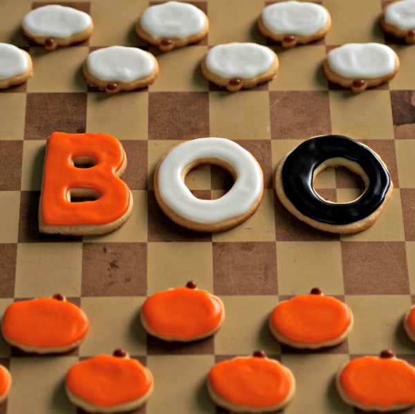 BOO Halloween Cookies