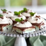 Frozen Mint Chocolate Dessert - Simply Sated