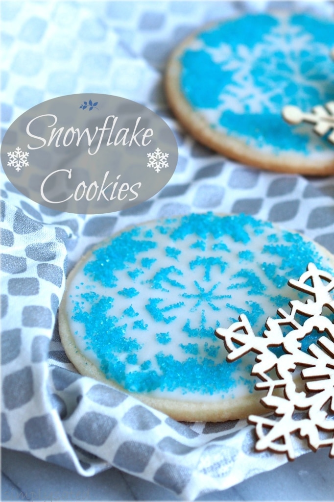 Snowflake Cookies - Simply Sated
