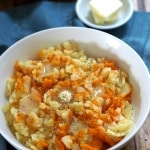 Sweet & Gold Mashed Potatoes - Simply Sated