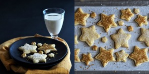 Gold Star Iced Cookies - Simply Sated