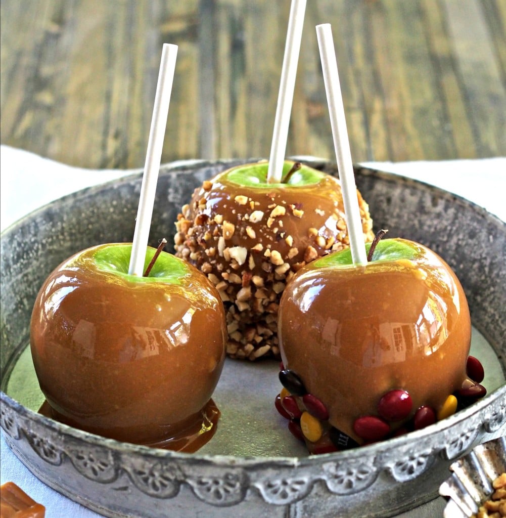 Classic Caramel Apples - Simply Sated